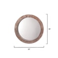 Alden Decor Kurtis Reclaimed Wood Round Mirror - Walmart.com