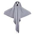 Wadada 27" Halloween Light-up Hanging Ghost, Flying Ghost with Glowing ...