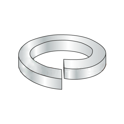 M10 Split Lock Washers / Steel / Zinc / DIN127B / Outer Diameter: 18.1 ...