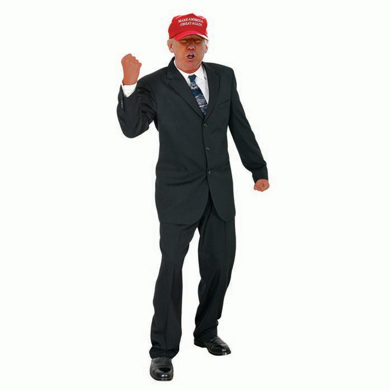 H38009V2 Donald Trump Red Hat Fist Cardboard Cutout Standup - Walmart.com