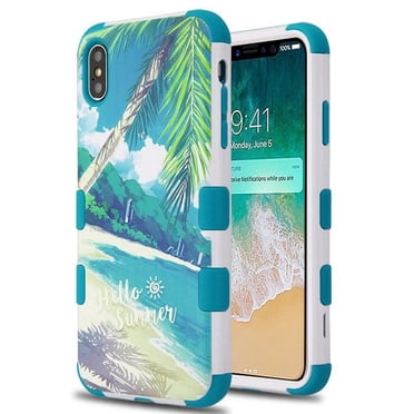 Apple iPhone Xs Max (6.5 in) Phone Case Tuff Hybrid Shockproof Impact ...