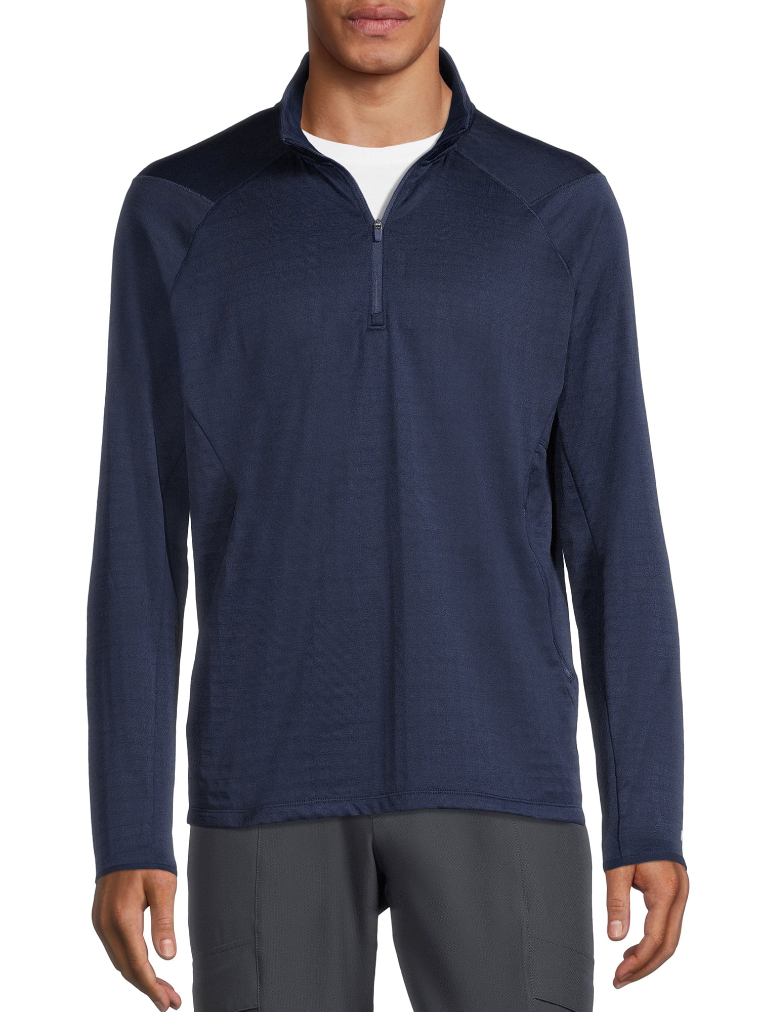 Russell Men's and Big Men's Active Quarter Zip Pullover, Sizes up to ...