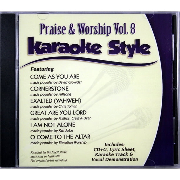 Praise & Worship Volume 8 Christian Karaoke Style NEW CD+G Daywind 6 ...
