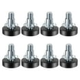 Screw In Adjustable Levelers Feet For Furniture Threaded Legs (8 Pack ...