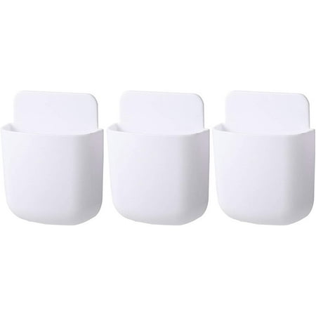 Pack of 3 Adhesive Wall Mount Holder Wall Adhesive Remote Control ...