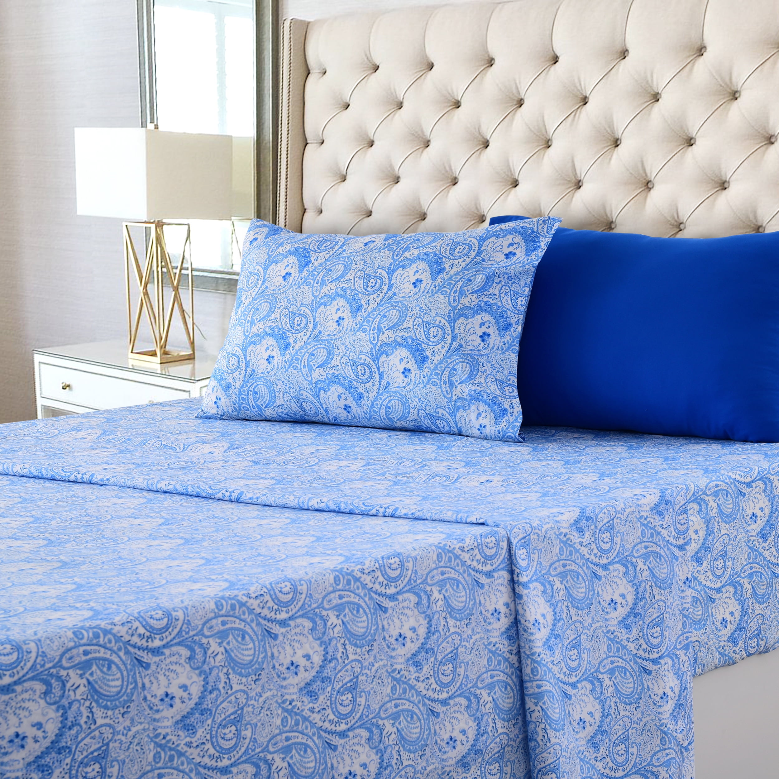 Lux Decor Collection Twin Xl Bed Sheet Set 16 Inches Deep Pocket