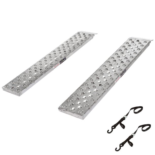 60in Aluminum Auto Trailer Lightweight Loading Ramps 300 lb Capacity ...