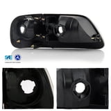 AKKON, Headlights Corner Lights Set, 97-99 F150 F250 Expedition ...