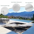 Black Marble Outdoor Rug, Gold Line Modern Non-Slip Area Rugs Carpet ...