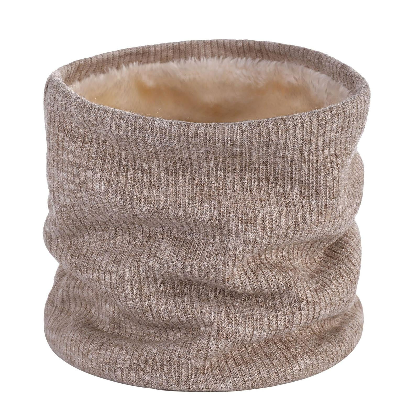 Click here for Slmotuae Unisex Double-Layer Knitted Neck Warmer F... prices