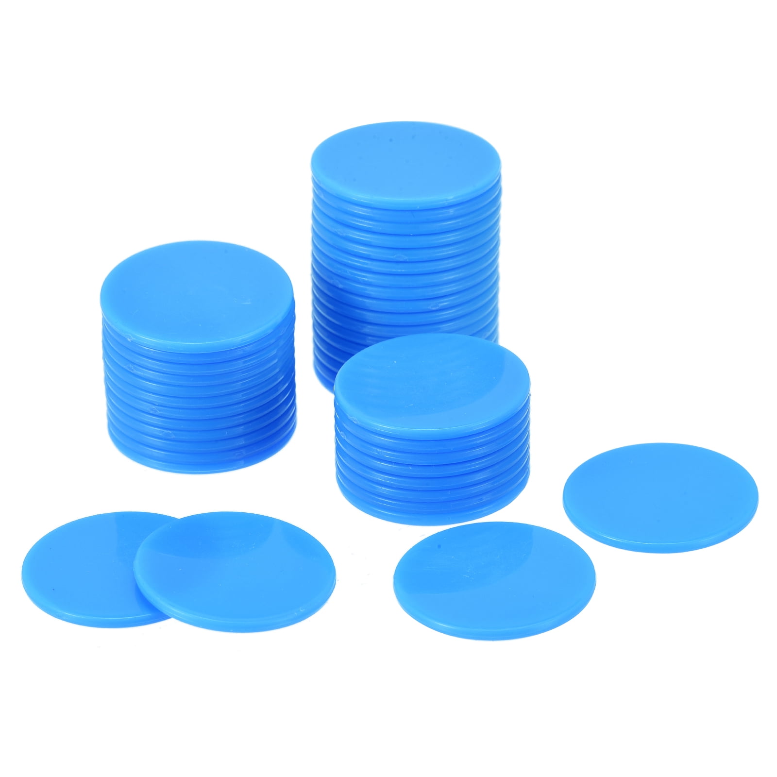 Uxcell Small Plastic Learning Counters 24mm/0.94 Inch Blue, Pack of 105 ...