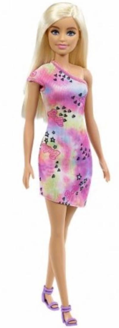 Mattel Barbie Flower Dress - Colorful dress with Hearts & Stars GVJ96 ...
