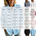 Admvng Women's Shirts Linen Eyelet Lace Long Sleeve Button Down Casual ...