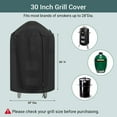 unicook, Round Smoker Cover, 30 Inch, Heavy Duty Waterproof Black ...