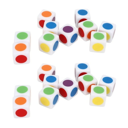 Teaching 6 Sided Dice, Sturdy Role Playing Game Dice Safe 6 Sides Color ...