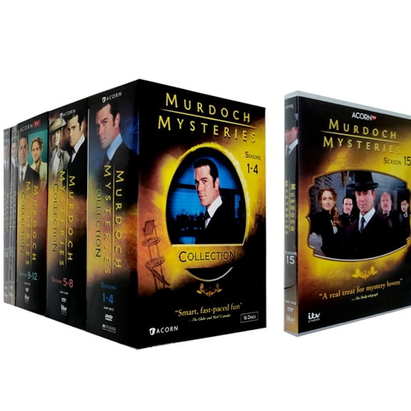 Murdoch Mysteries Complete Series Seasons 1-15 DVD - Walmart.com