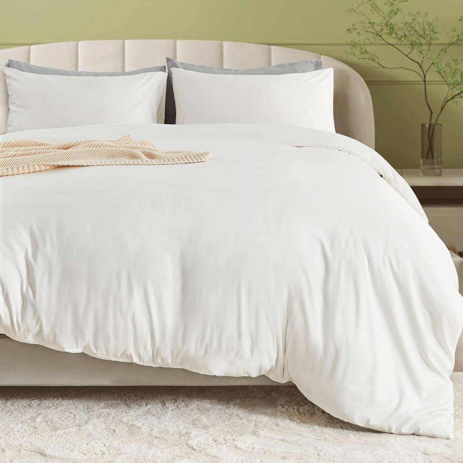 Click here for Unbranded Duvet Cover Queen  3-Piece Ultra Soft Do... prices