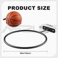ACDANC 12Pack Basketball Wall Mount Ball Holder Wall Mount Storage ...