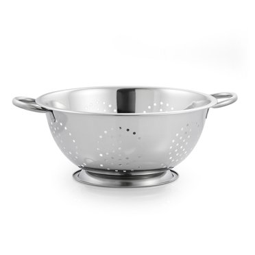 Stainless Steel Deep Colander, 3 Quart - Walmart.com