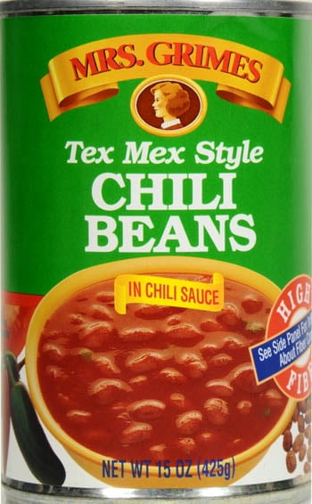 071891003036 UPC Mrs. Grimes Chili Beans Tex Mex Style, In Chili Sauce