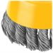 Dewalt Accessories DW4910 3in. Knotted Steel Cup Wire Brush - Walmart.com