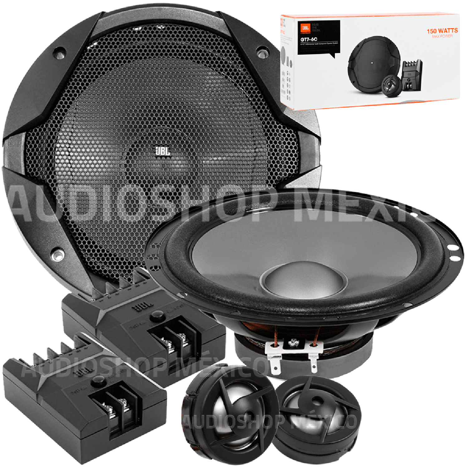 Set De Medios JBL GT7-6C 150 Watts 6.5 Pulgadas con Tweeter y Crossover JBL GT76C | Walmart en línea