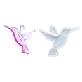 COOLHOOD Double Hole Silicone Jewelry with Hummingbird Dragonflies Girl ...