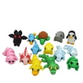 3D Printed 21PCS Simulation Mini Animal Model Home Ornament Cartoon ...