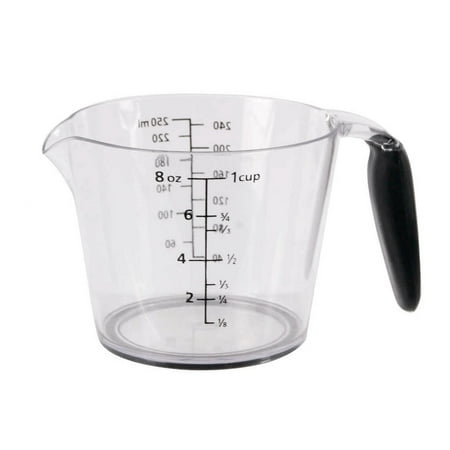 L.Gourmet Measuring Cup With Non-slip Base & Soft Grip Handle 1-cup 1Pc ...
