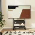 FITUEYES Rolling TV Stand with Wheels for 40-85 inch Large LCD/LED TVs ...