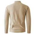 Miluxas Men's Quarter Zip Up Sweaters Slim Fit Lightweight Mock Neck ...