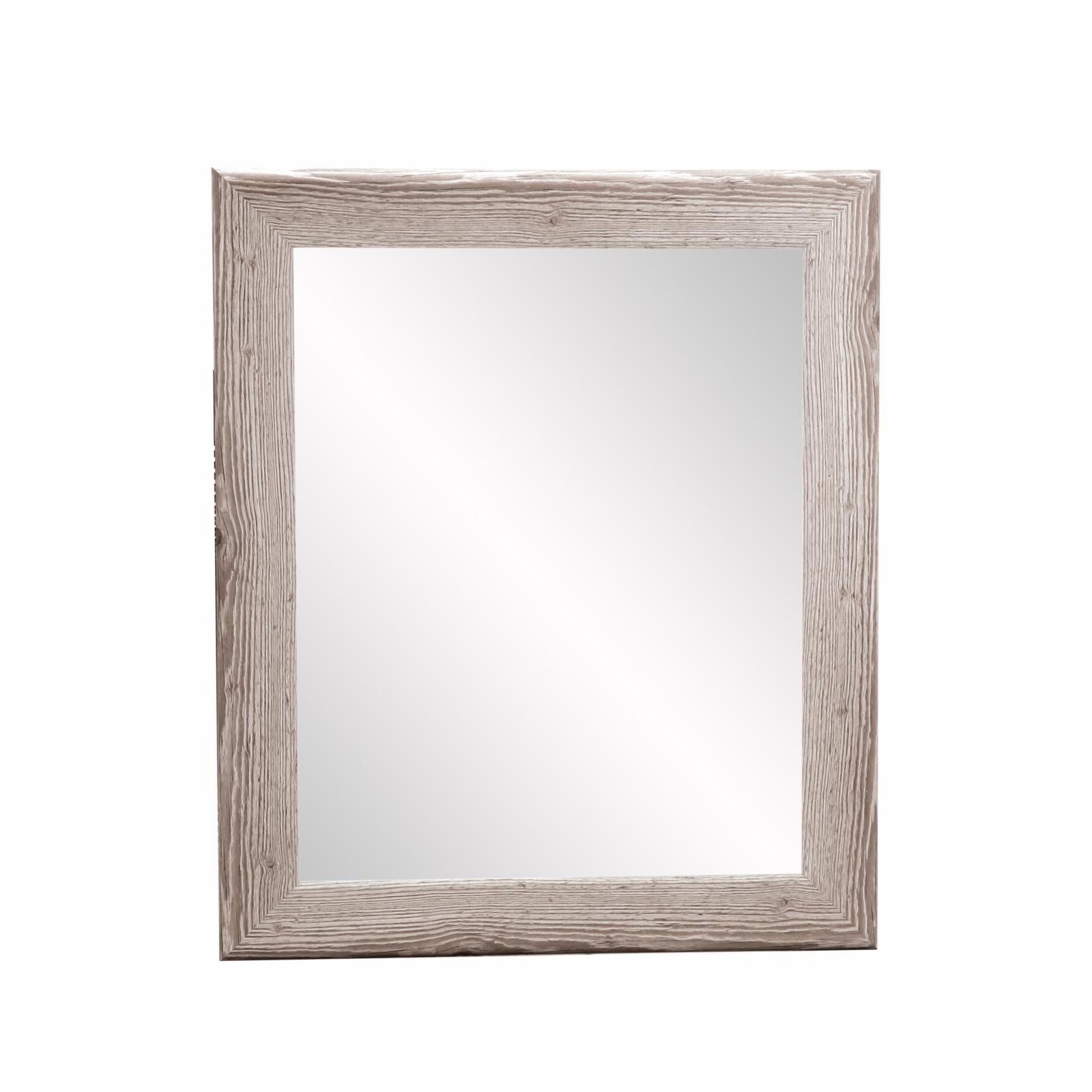 BrandtWorks Farmhouse White Rectangular Wall Mirror - Walmart.com