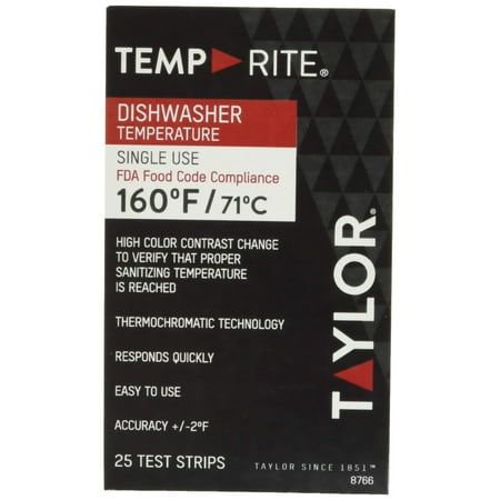 Dishwasher Test Strip, PK25 - Walmart.com - Walmart.com