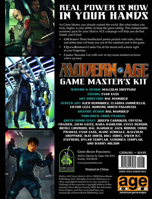 Modern Age RPG Game Master's Kit - Walmart.com