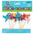 Pinwheel Toothpicks, 4 in, Assorted, 12ct - Walmart.com