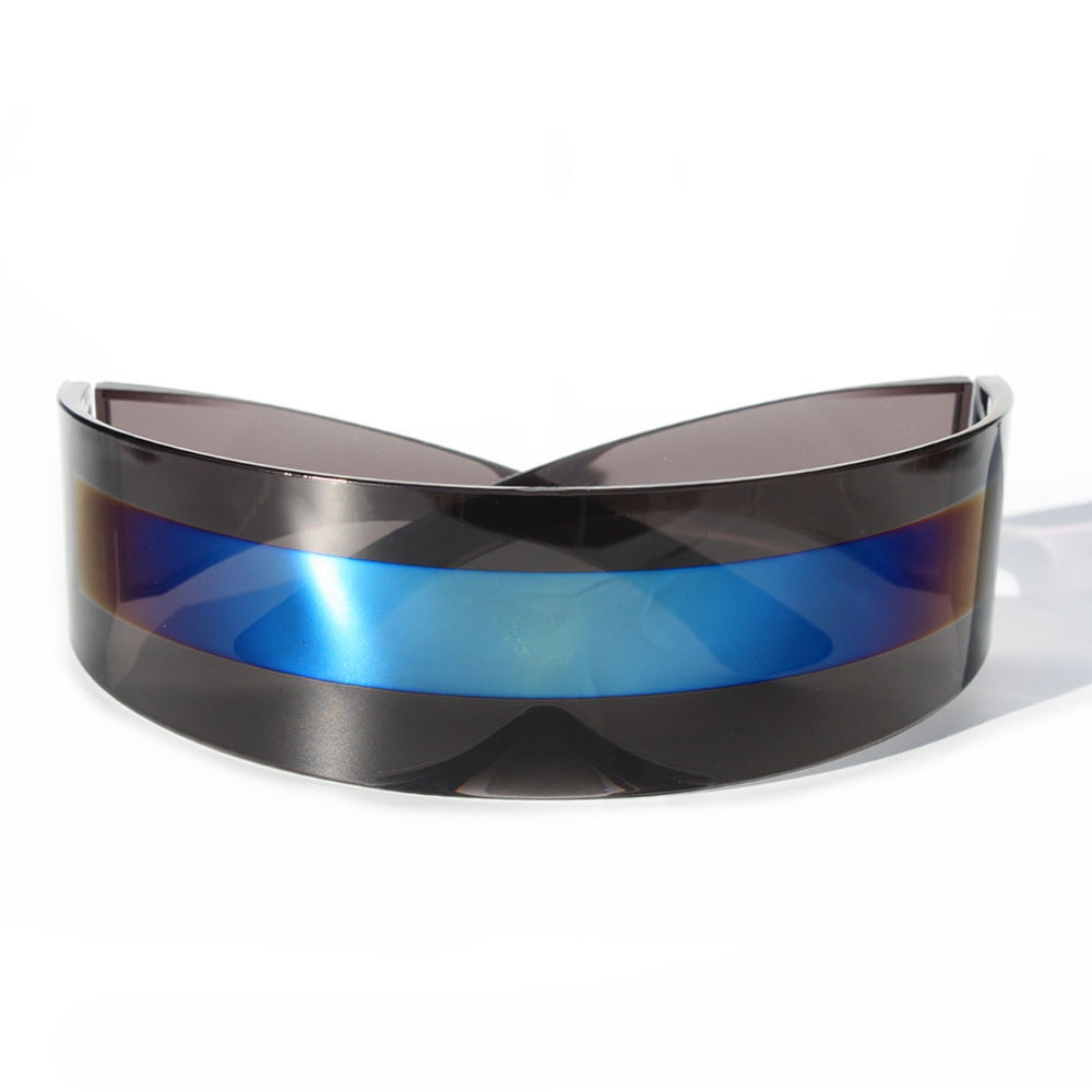 Futuristic Robocop Cyclops Outter Space Robot Shield Sunglasses ...
