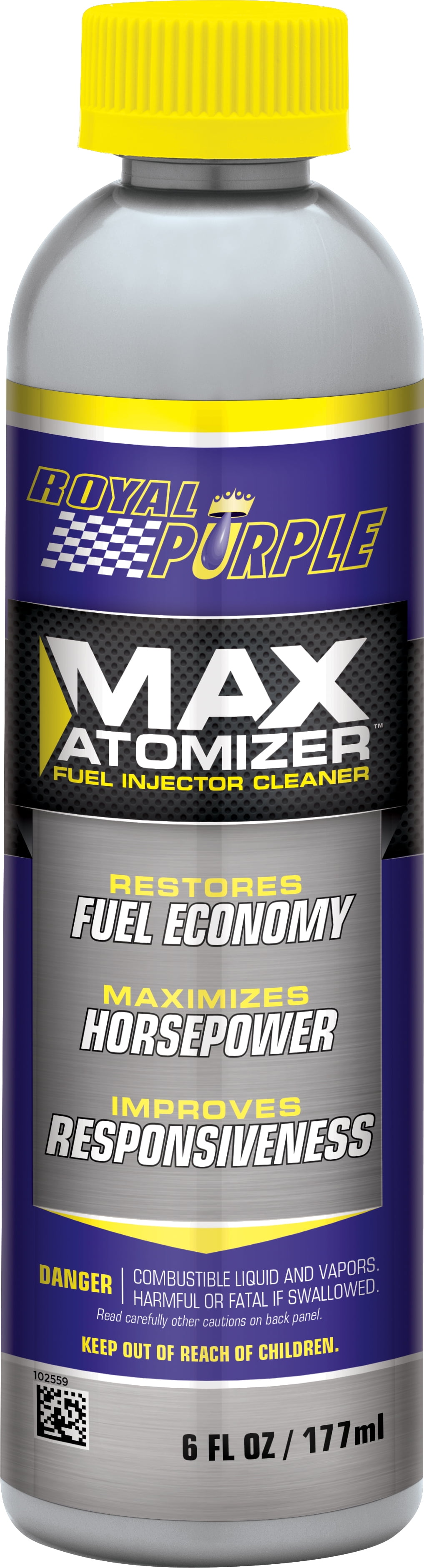 ROYAL PURPLE® MAX ATOMIZER FUEL INJECTOR CLEANER, 6 fluid ounces ...