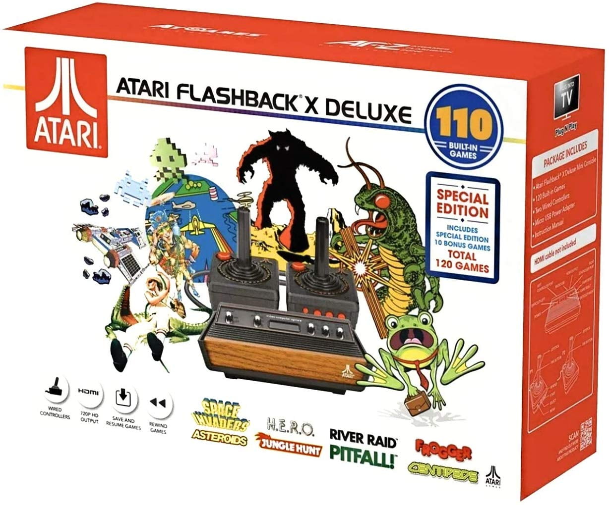 walmart.com - Refurbished Atari Flashback X Deluxe Retro Console 120 ...