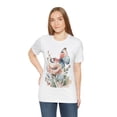 Butterfly Graphic T Shirt Unisex Jersey Short Sleeve Art Design Tee ...