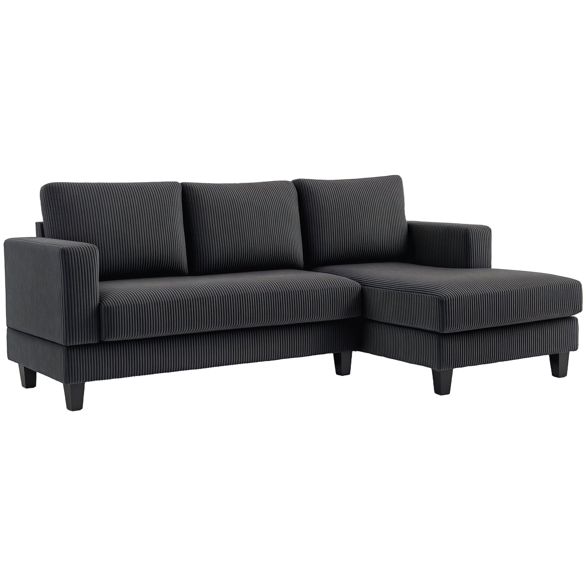 Click here for Homcom L Shape Sofa With Chaise Lounge Fabric 3 Se... prices