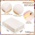 100 Sheets Watercolor Paper 8.5 x 11, 300 GSM Deckled Edge Paper Rough ...