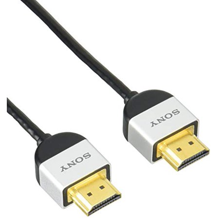 Sony HDMI cable DLC-HE20S : 2.0m Slim cable black DLC-HE20S B | Walmart Canada