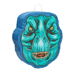 Green T-Rex Dinosaur Pinata for Kids Birthday, 17in x 11in - Walmart.com