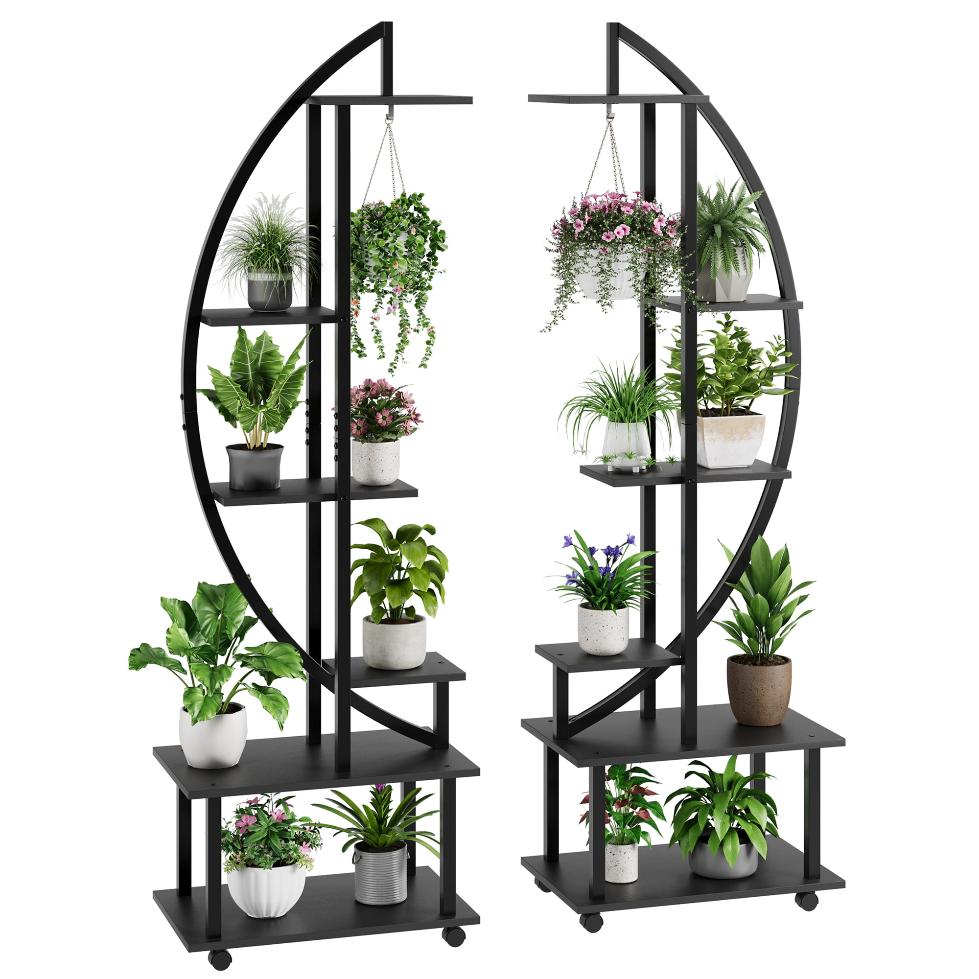 Click here for Tropow 6-Tier 69.2 Tall Metal Plant Stand With Dra... prices