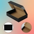 Bulk 25 Pack 9x6x2 Black Shipping Boxes, Small Corrugated Cardboard ...
