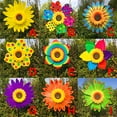 Sunflower Lawn Pinwheels Wind Spinners Large Windmill Pinwheel for ...
