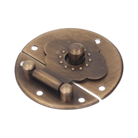 Retro Hasp, Practical Copper Wooden Box Hasp Round For Wedding Card ...