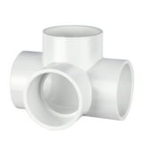 4 way L/T 2" - Utility Grade 4 Way PVC Fitting - Walmart.com
