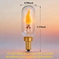 SHAANXIXIAN Flickering Light Bulbs E12 Base LED Fire Effect Flicker ...