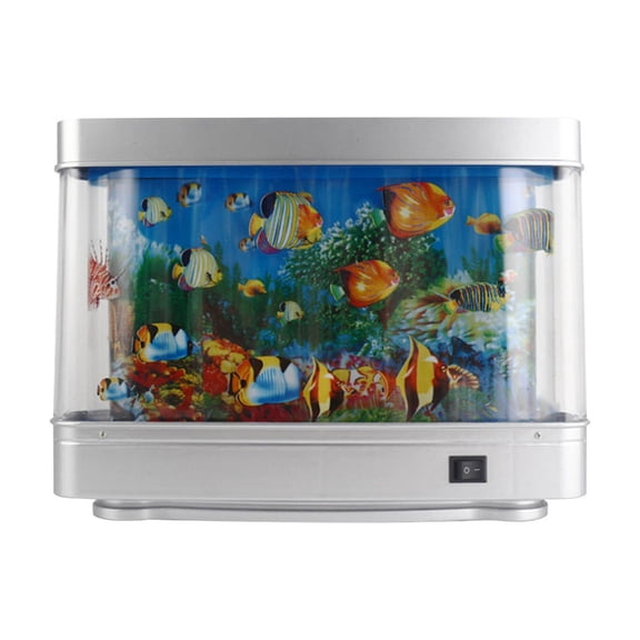 "Dependable Industries Realistic Aquarium Lamp, Moving Tropical Fish ...